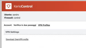 Kerio Control 9.5.0: OpenVPN – Kerio Control Firewall Filtro di contenuti VPN UTM Load Balancing ...